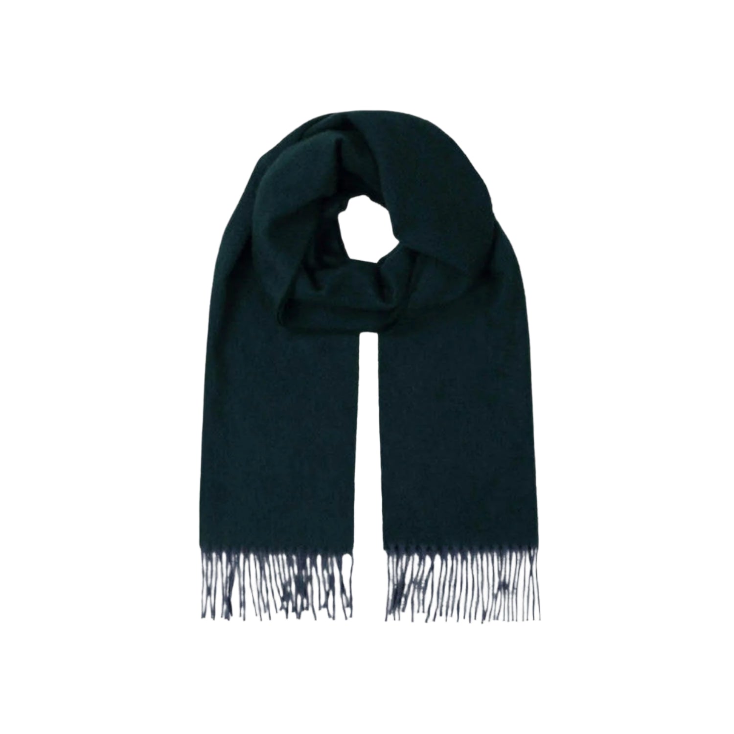 Balmoral 100% Cashmere Woven Scarf Plain Navy – Dunedin Cashmere