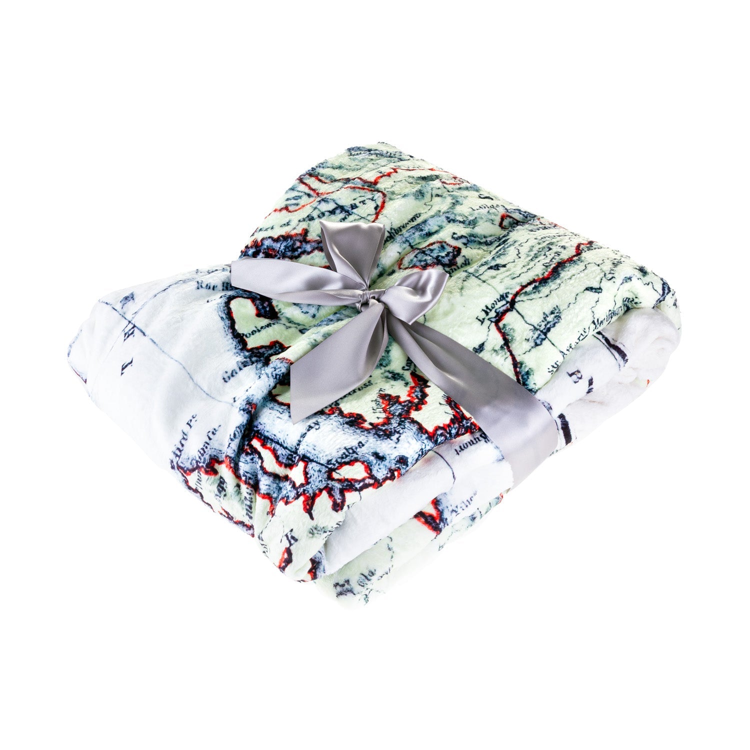 Scotland Map Print Blanket MAP | Dunedin Cashmere